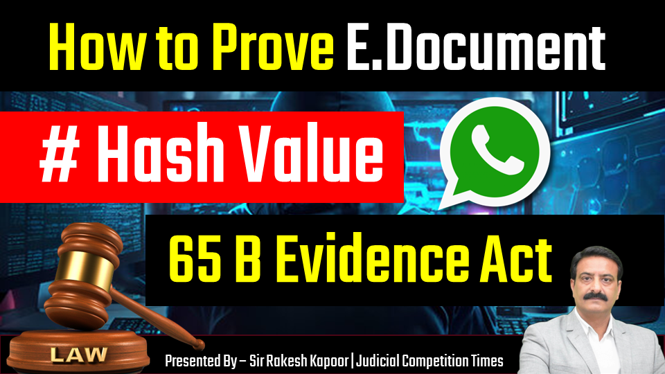 What is Hash Value in Electronic Evidence | How to use Hash Value in ...